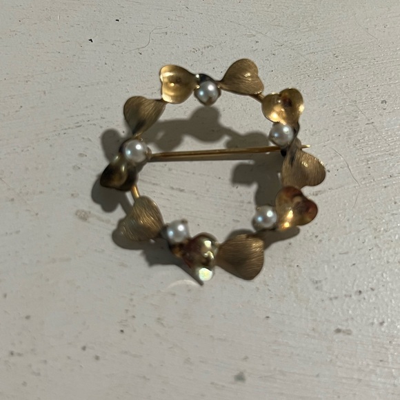 Jewelry | Vintage Bojar 12 Kt Gold Filled Textured Womens Brooch Pin ...